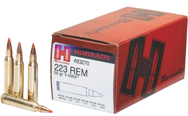 HORNADY V-MAX .223 REM 55GR, VPE: 50STÜCK, #83270 | waffen-baumann.de