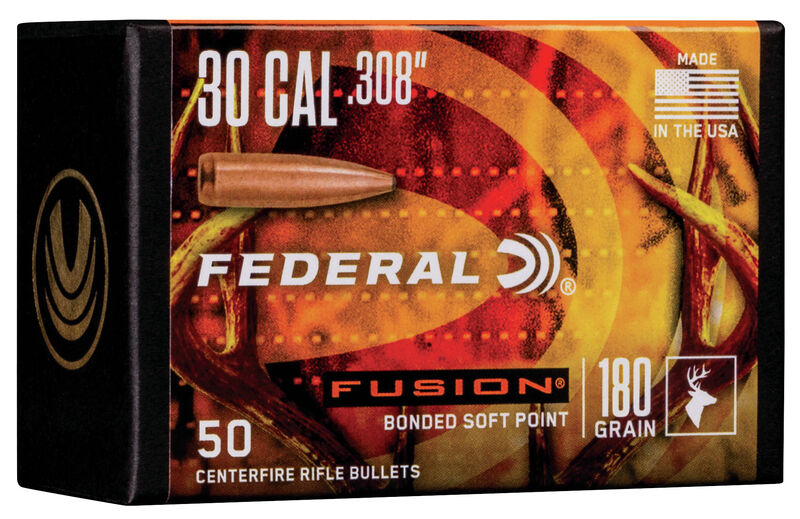 FEDERAL FUSION .30/.308 180GR SP, VPE: 50STÜCK, #FB308F4 | waffen ...